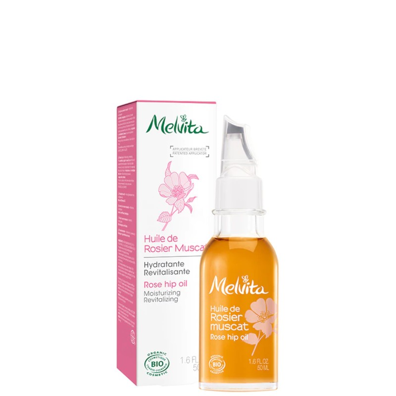 Melvita Huile Rosier Muscat - Olio Di Rosa Mosqueta Bio 50Ml